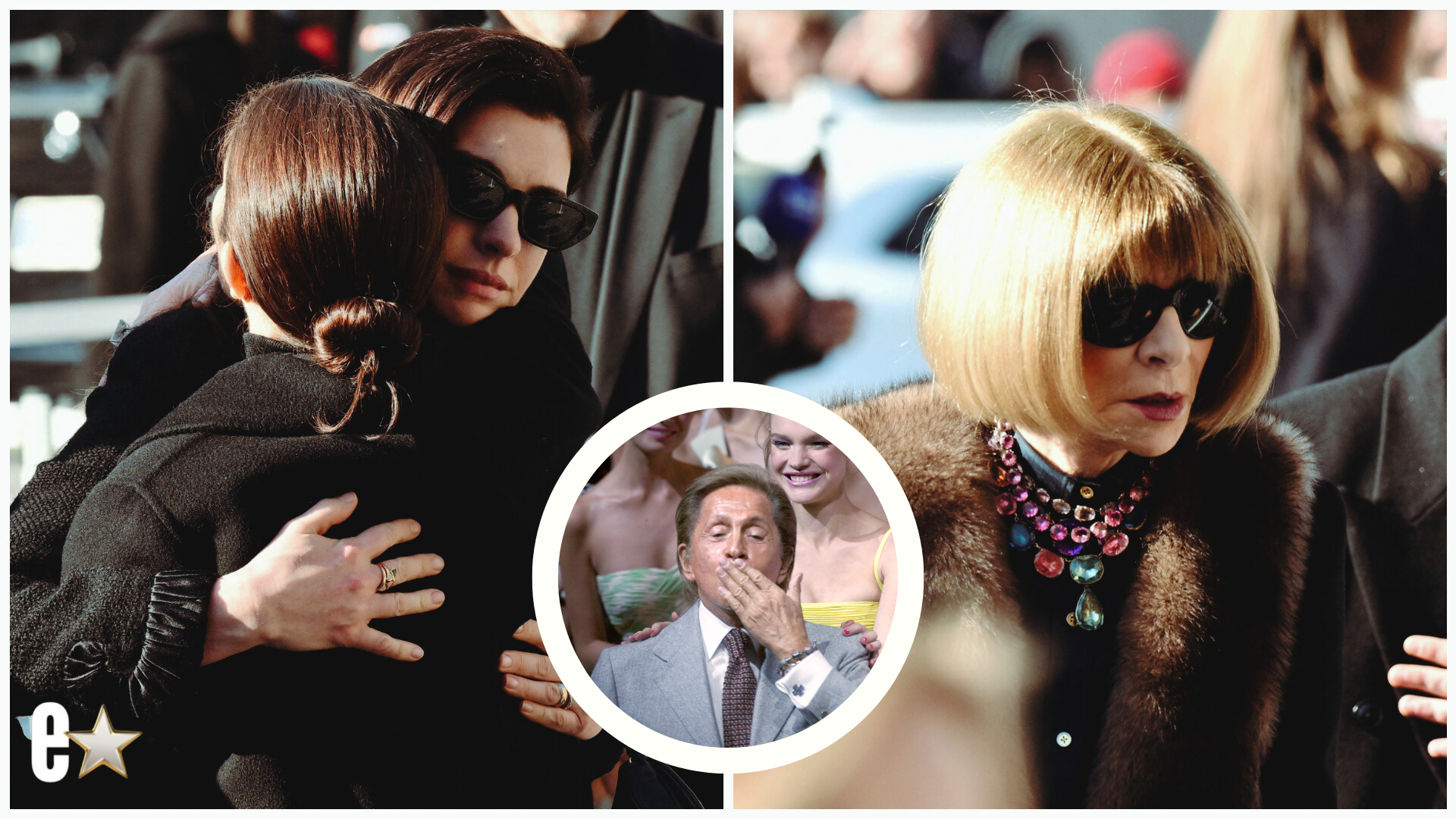 Anne Hathaway, Elizabeth Hurley y Anna Wintour honran a Valentino en un ...