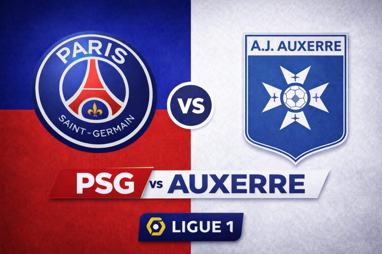 Auxerre vs PSG : la compo de départ