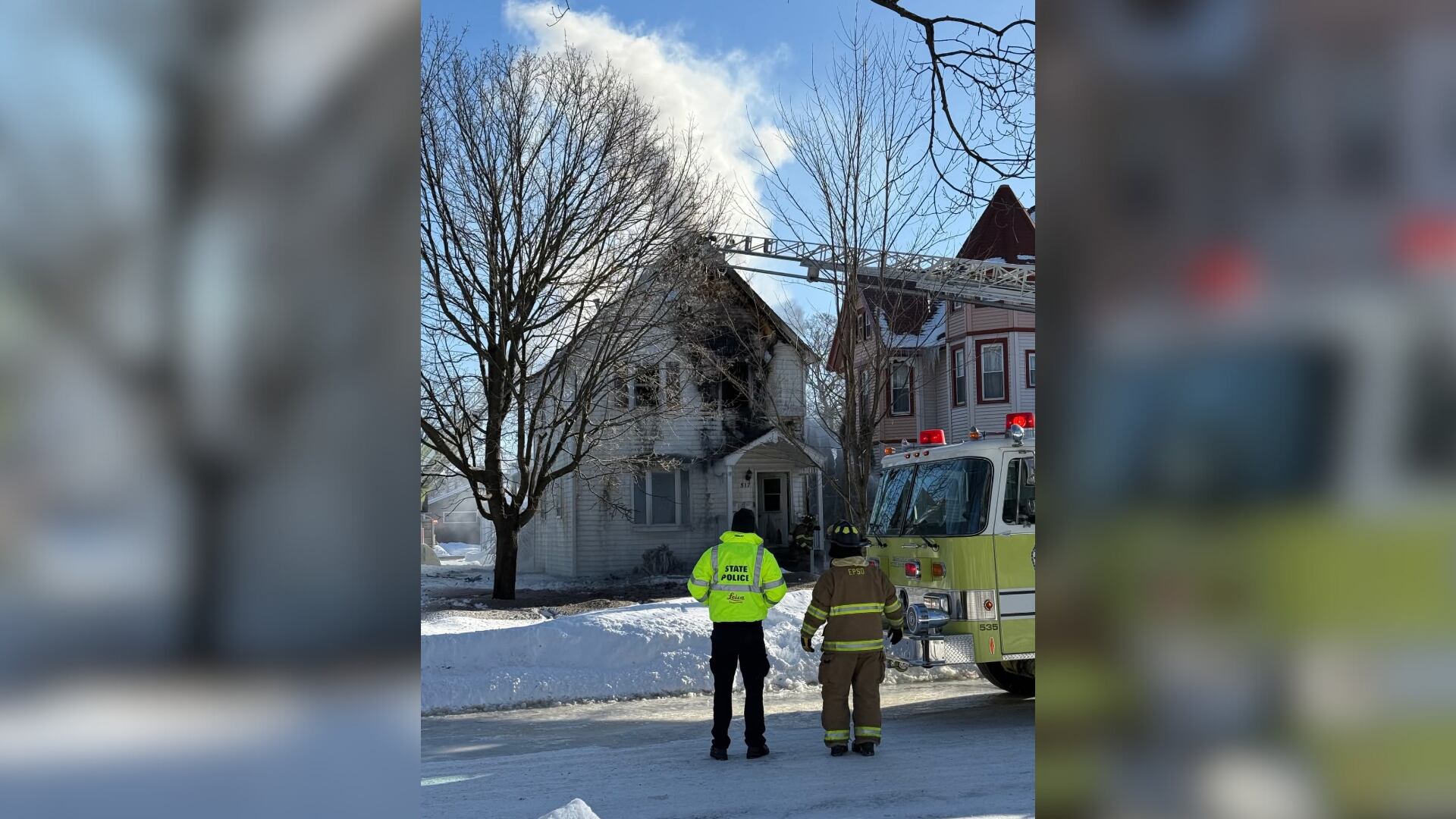 Escanaba Fire Department extinguishes rekindled structure fire