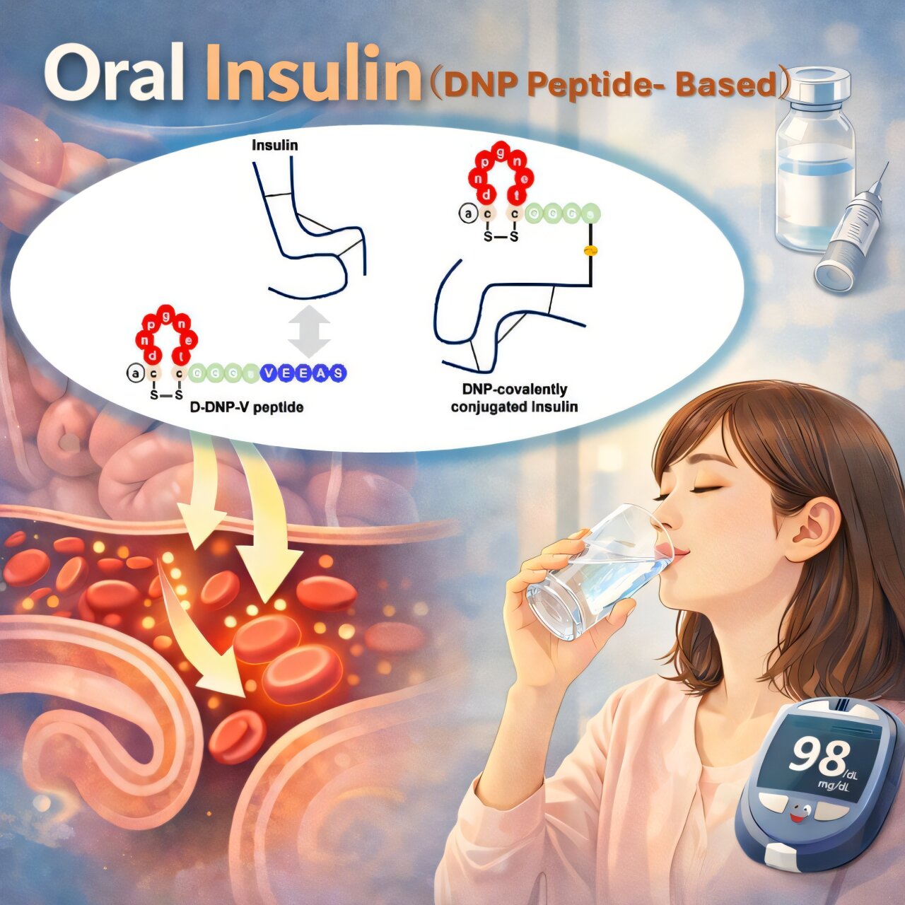 Advancing the realization of oral insulin using novel peptide technology