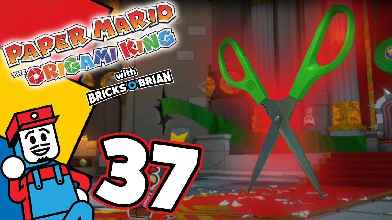 Super sharp scissor scuffle! - Paper Mario Origami King with Bricks 'O ...