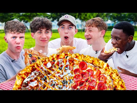 British boys try Korea's wildest pizzas at a Han River car picnic!