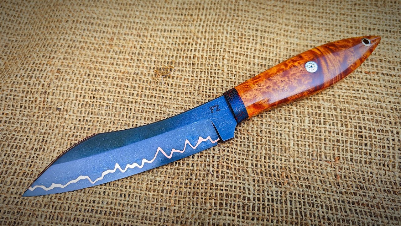 Making a Nessmuk Knife out of Rusted Drill