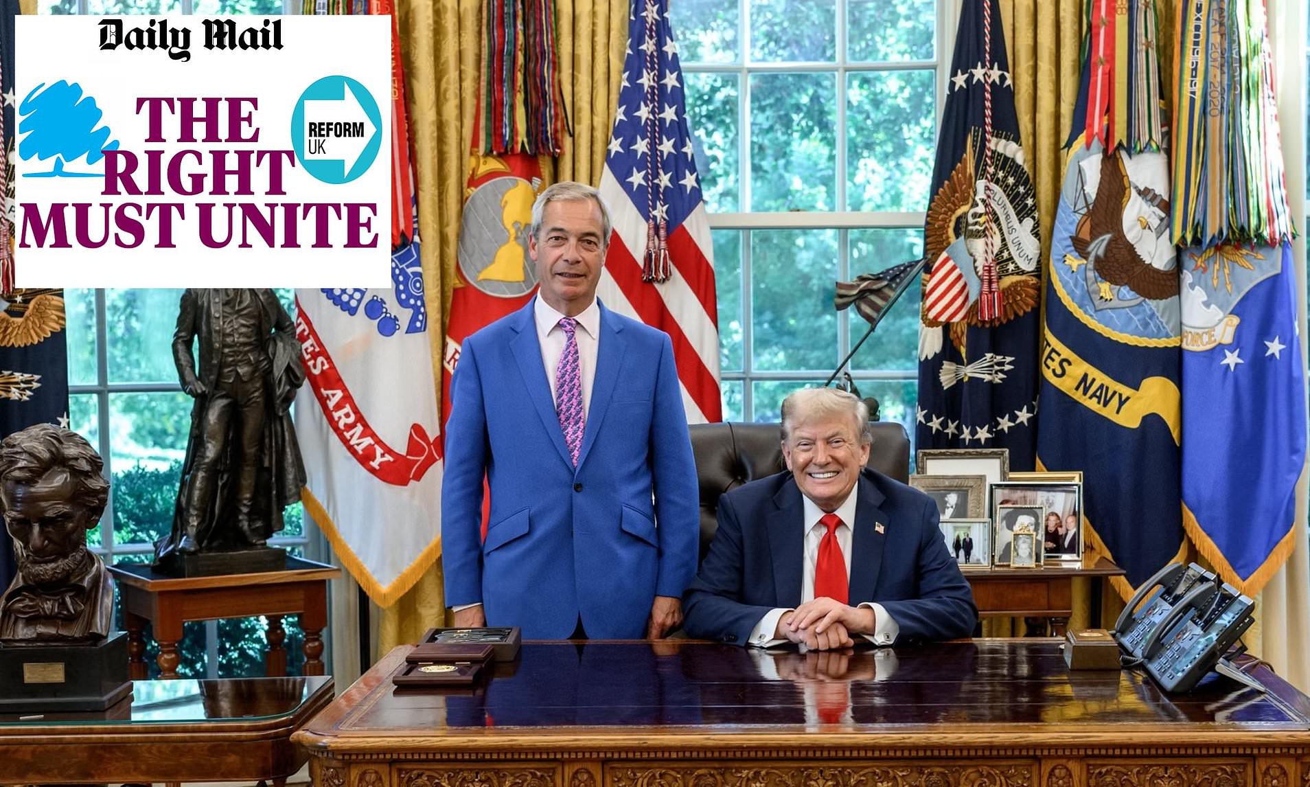 Nigel Farage's closeness to Trump could cost him votes due to president ...