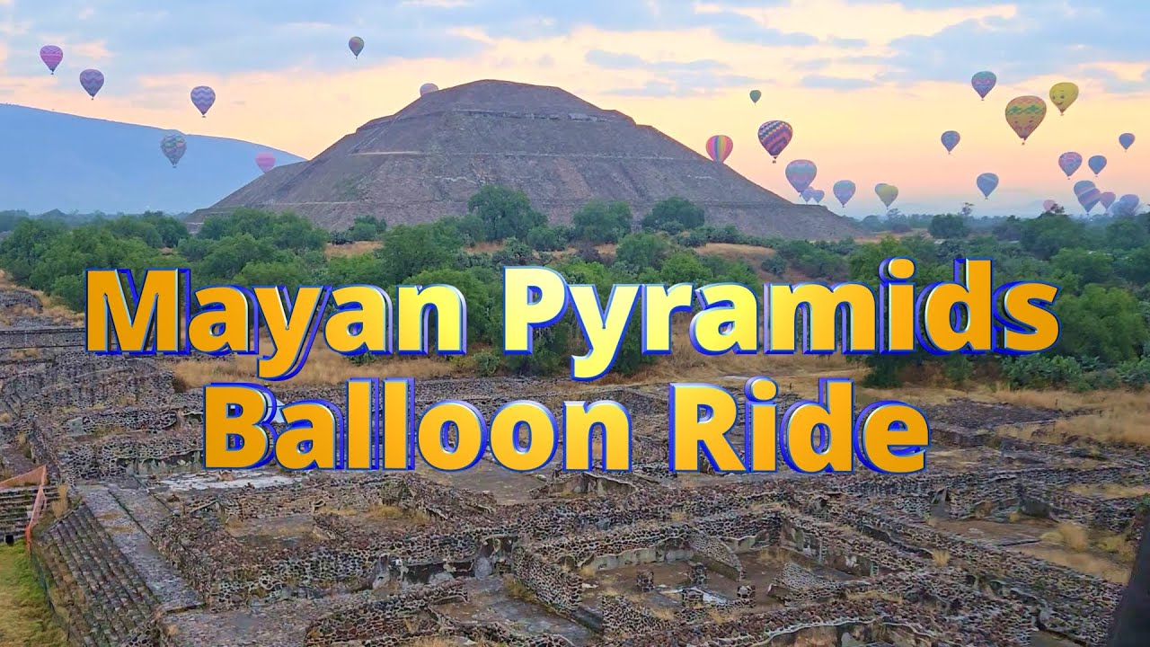 Hot air balloon ride over ancient pyramids with breakfast in a cave ...