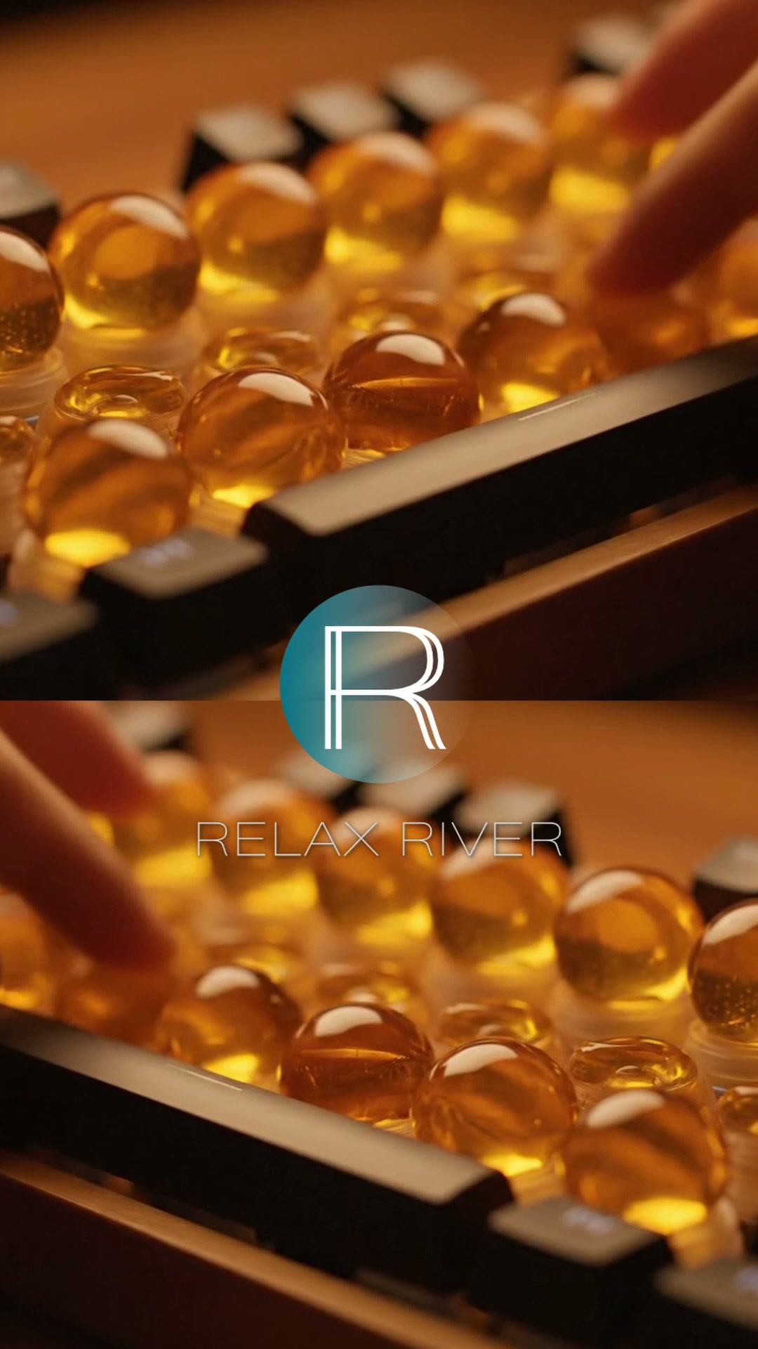 Satisfying honey ASMR keyboard (AI weird keyboards) 🍯⌨️ #relaxing #veo3