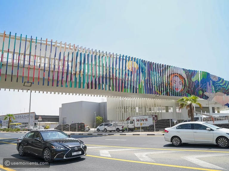 RTA opens mural-painted bridge and 4km cycling tracks in Al Quoz