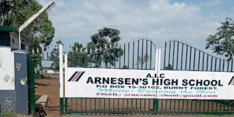 Arnesen's high school fees, KCSE performance and contacts