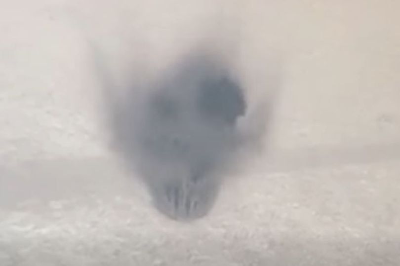 Explosive device detonated on Devon beach - in pictures