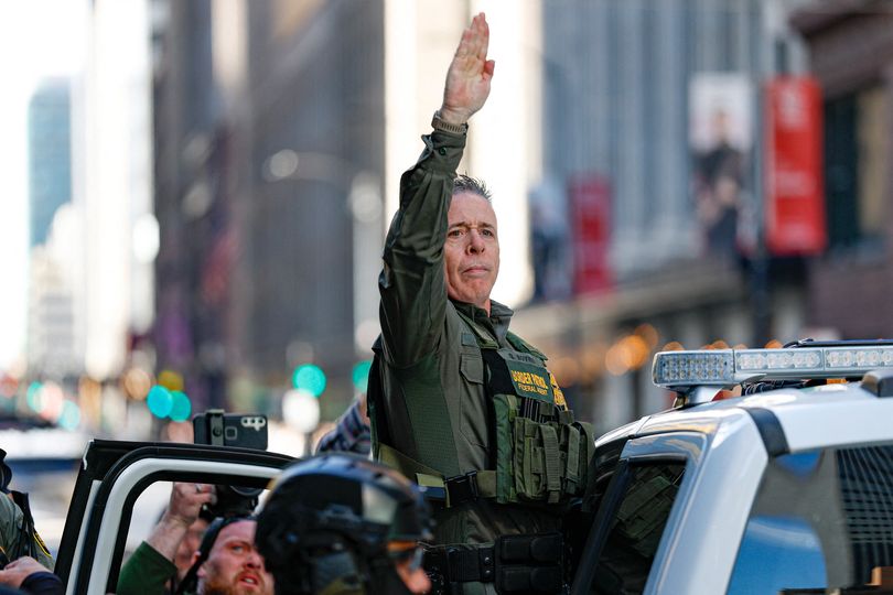 Eerie video of Greg Bovino salute resurfaces as Border Patrol chief ...