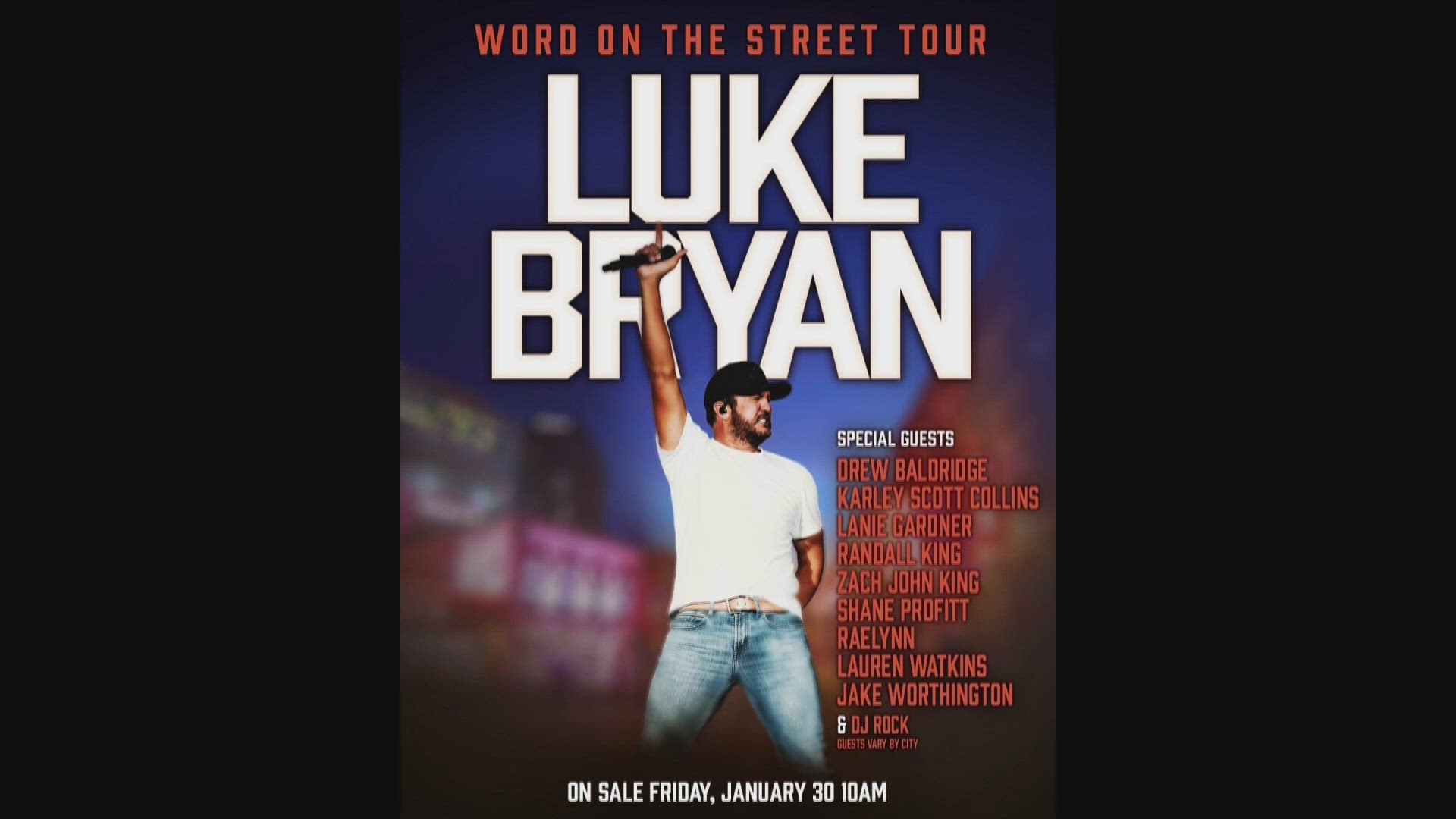 Country music star Luke Bryan performing at Northern Quest this summer