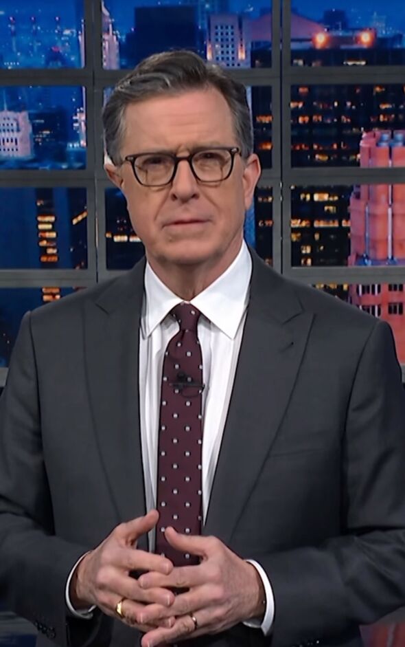 Stephen Colbert mocks Donald Trump's 'very vague' plan to 'consummate ...