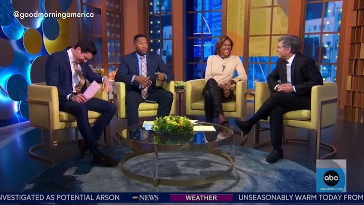 WATCH: Michael Strahan and Will Reeve's on-air banter