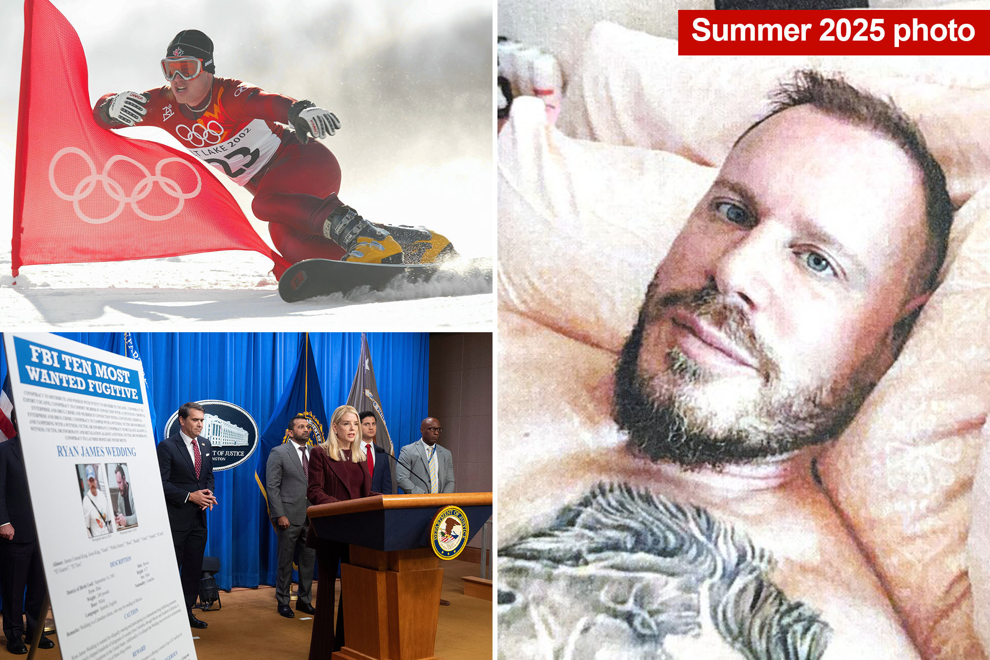 Canadian snowboarder-turned-drug kingpin Ryan Wedding arrested in ...