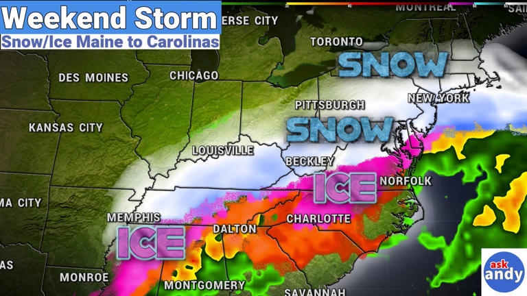 Meteorologist cautions weekend snow may be underwhelming