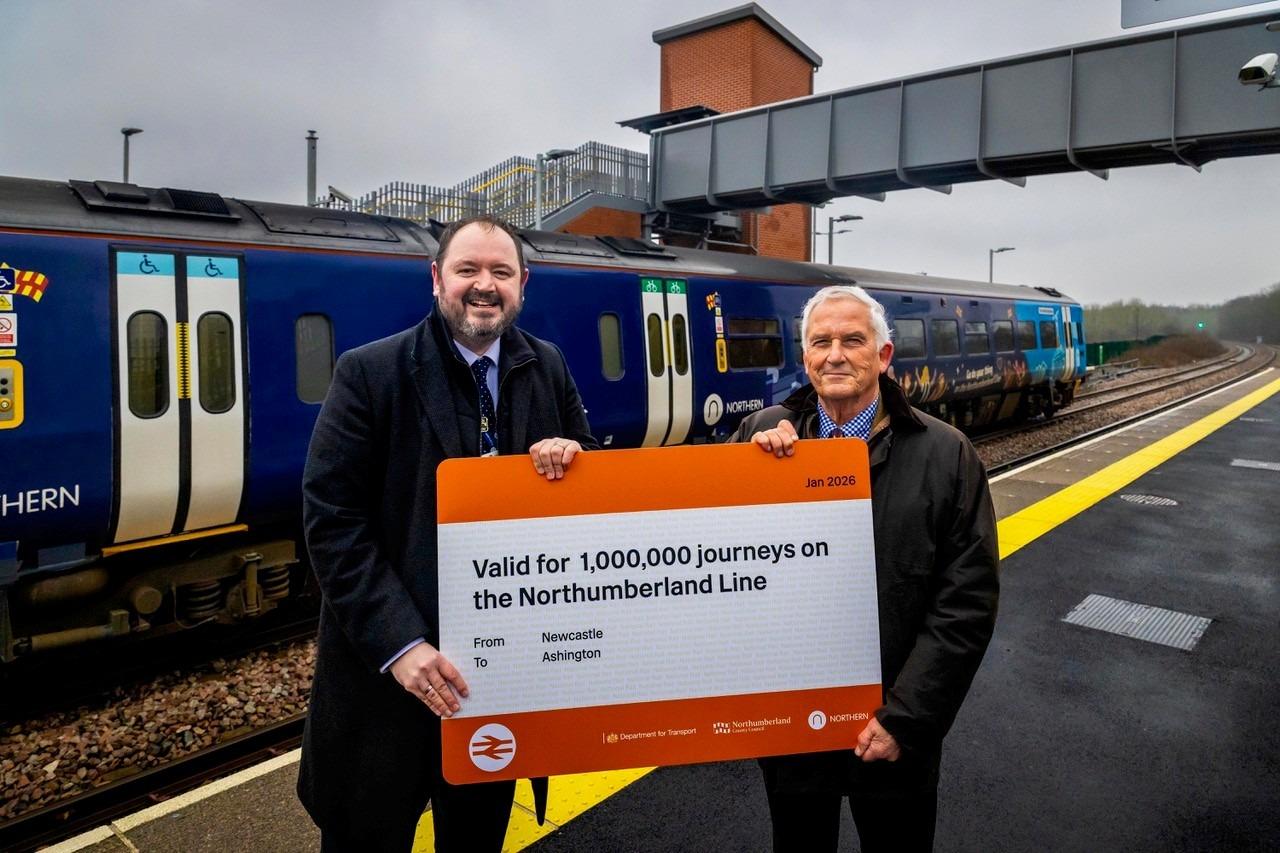 Northumberland line hits one million passenger journeys and opening ...
