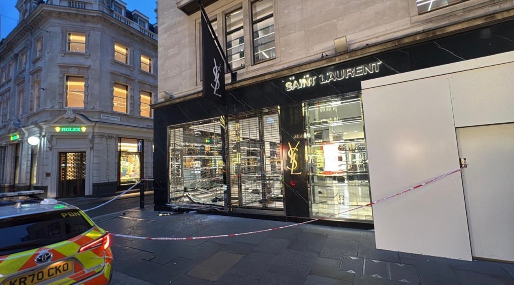 Days after Rolex store raid, Saint Laurent on Bond Street hit with ...