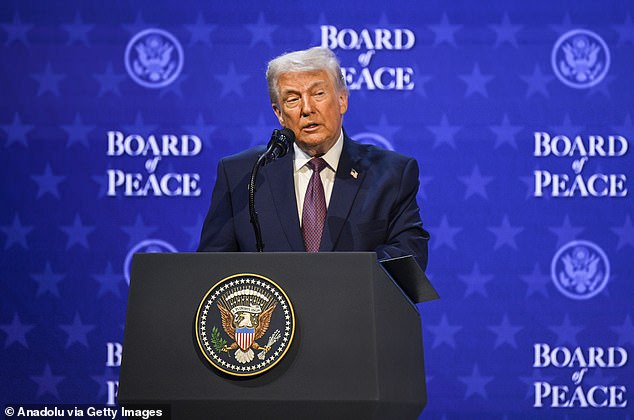 Trump explains how he got bruise on his hand at Davos