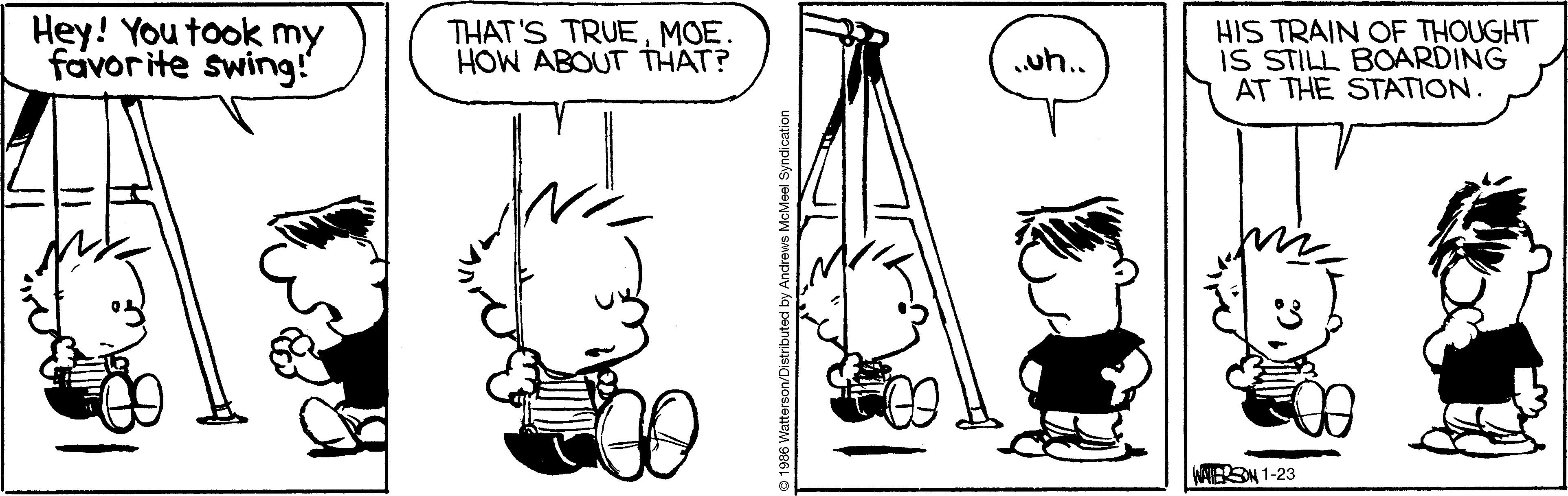 Calvin and Hobbes by Bill Watterson