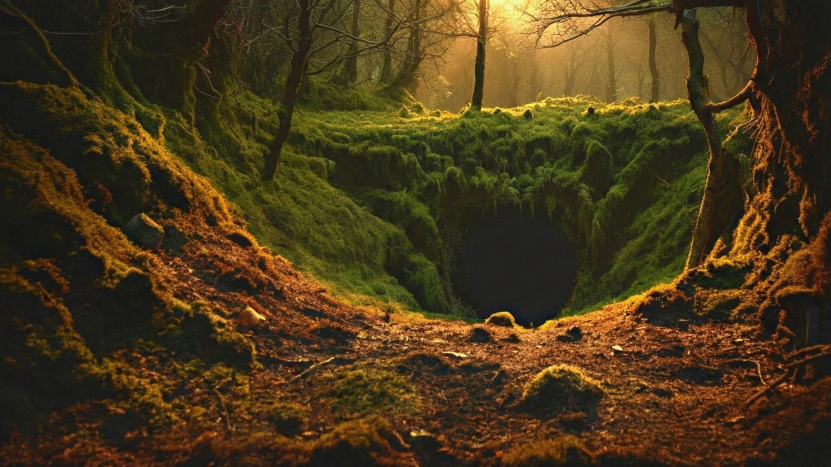 Man says objects dropped into hole never hit bottom