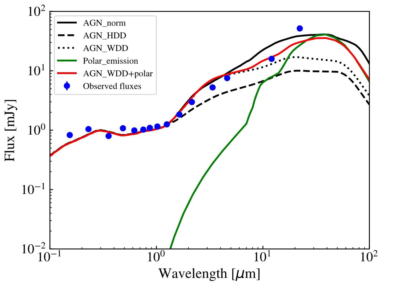 Multiwavelength variability reveals dust structure in quasars