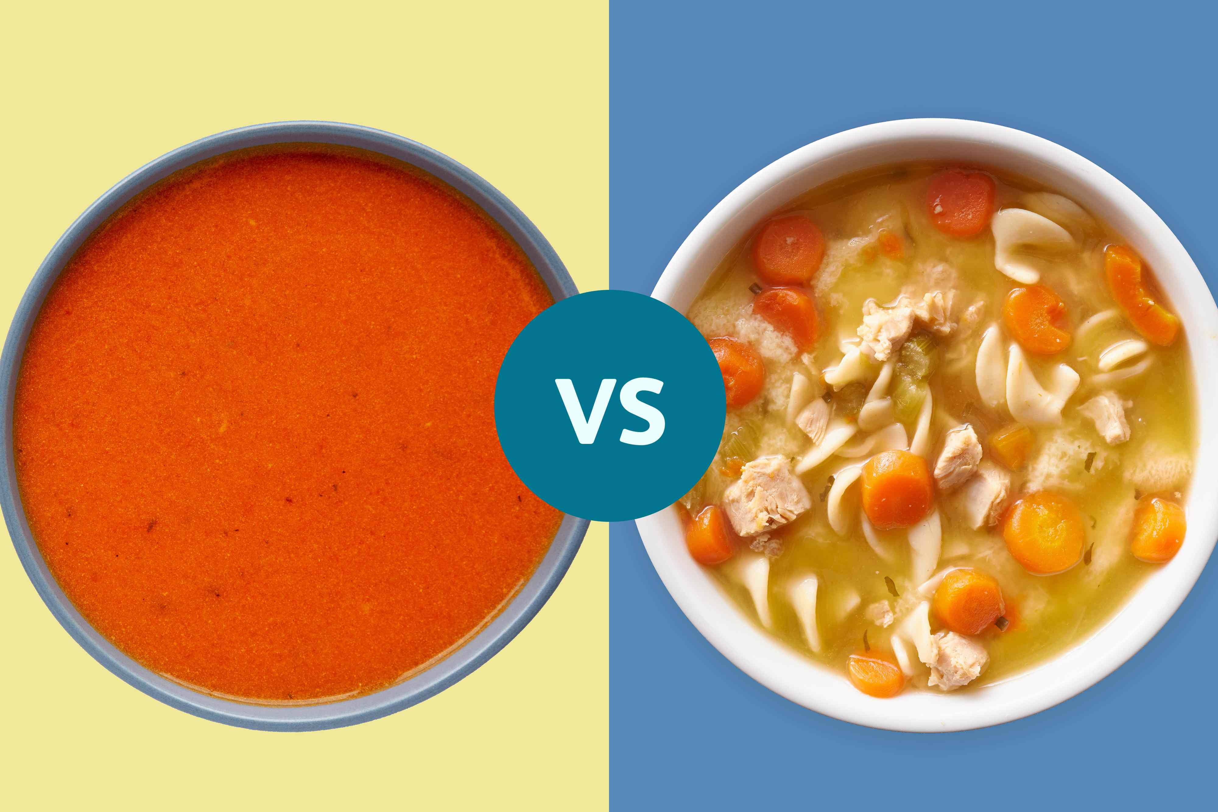 Tomato soup vs. chicken noodle: Which is better when you're sick?