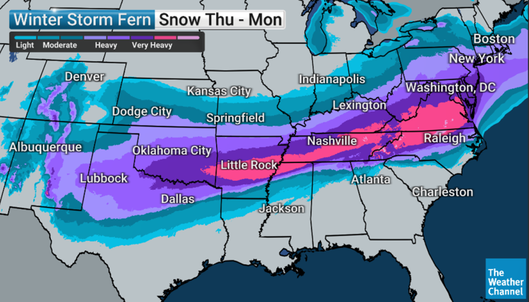 When does the snow start? Map shows snowfall forecast in Ohio, timing