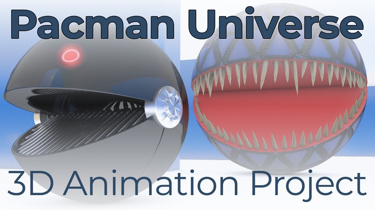 Robot Pacman vs Blue Monster Pacman