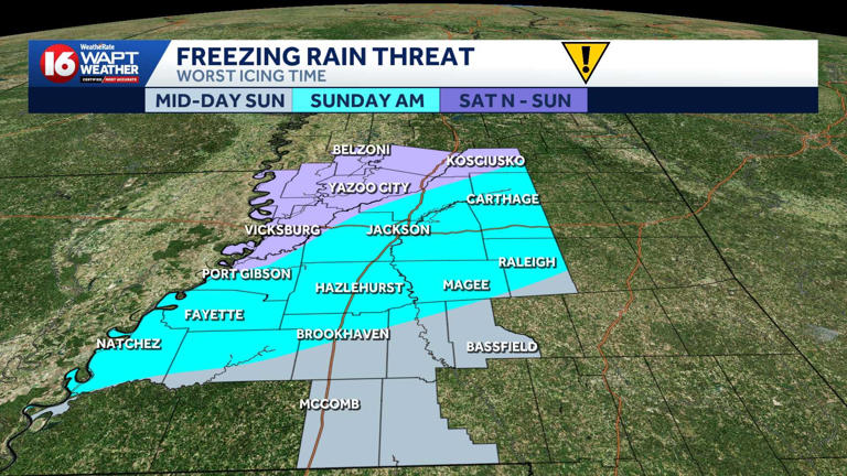 Jackson metro prepares for freezing rain and sleet this weekend
