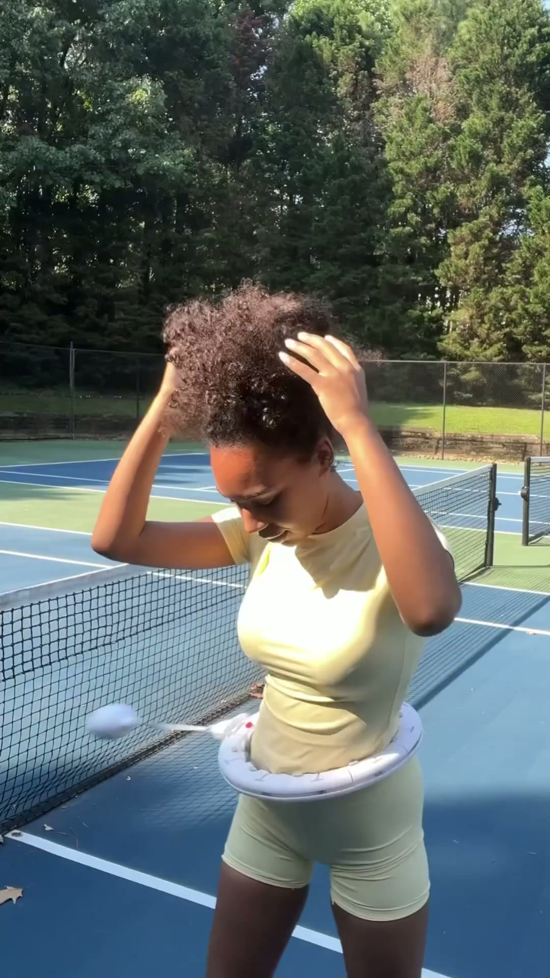 How to lose weight fast! Weighted hula hoop core workout!