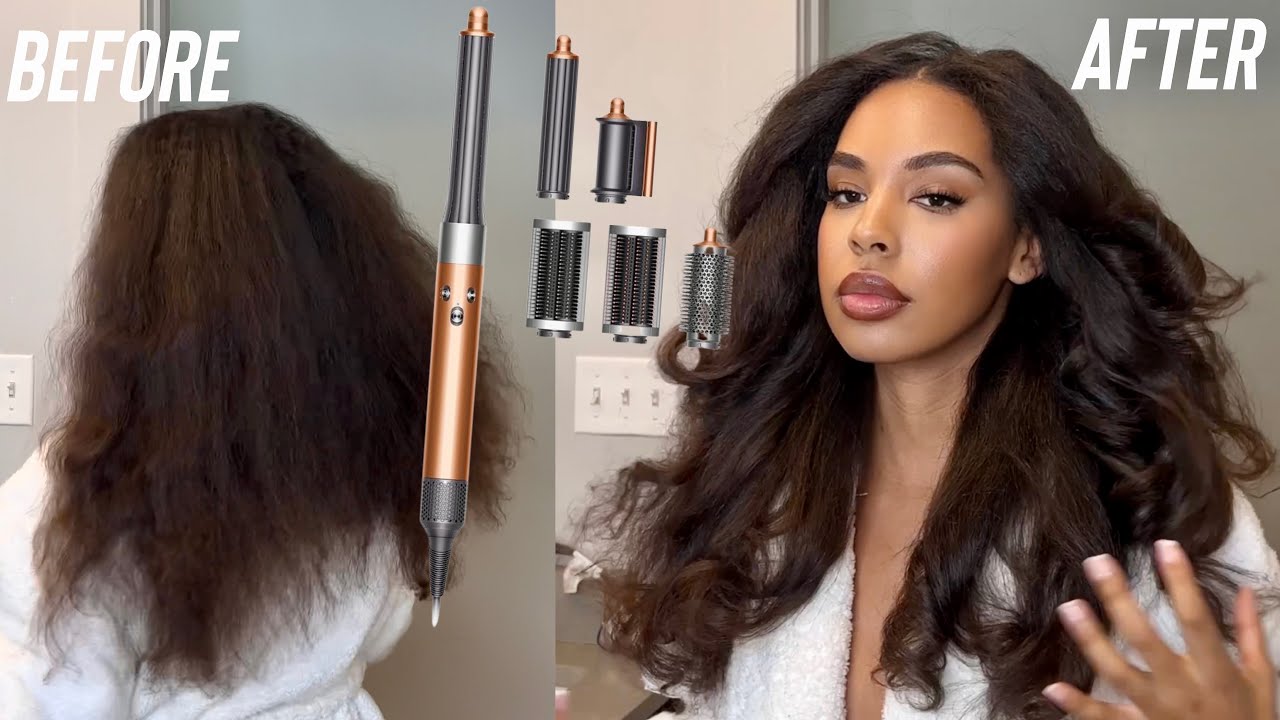 Dyson AirWrap vs my thick natural hair