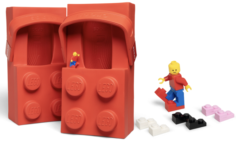 Crocs and LEGO launch exciting new brick clog with minifigure companion