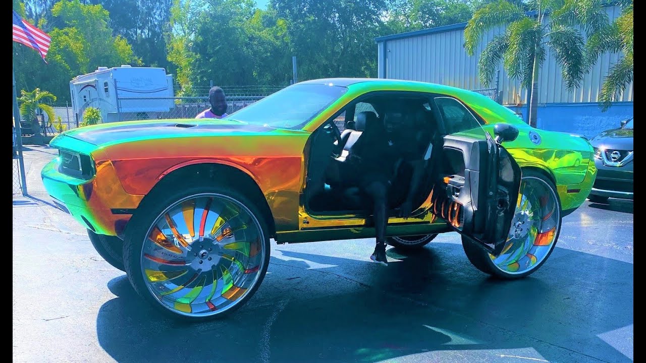 Sneak peek of Pinky's Challenger on 34's Forgiatos