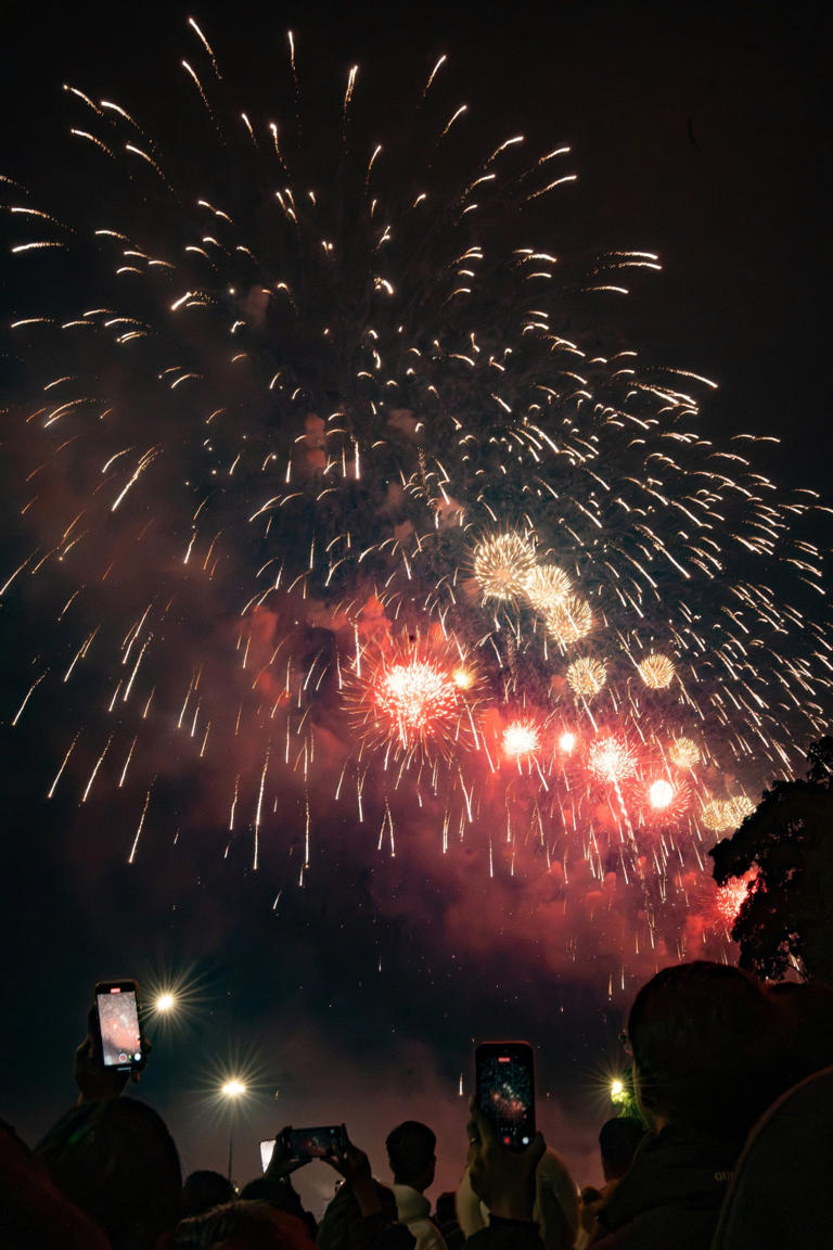 Rực rỡ pháo hoa mừng thành công Đại hội XIV của Đảng