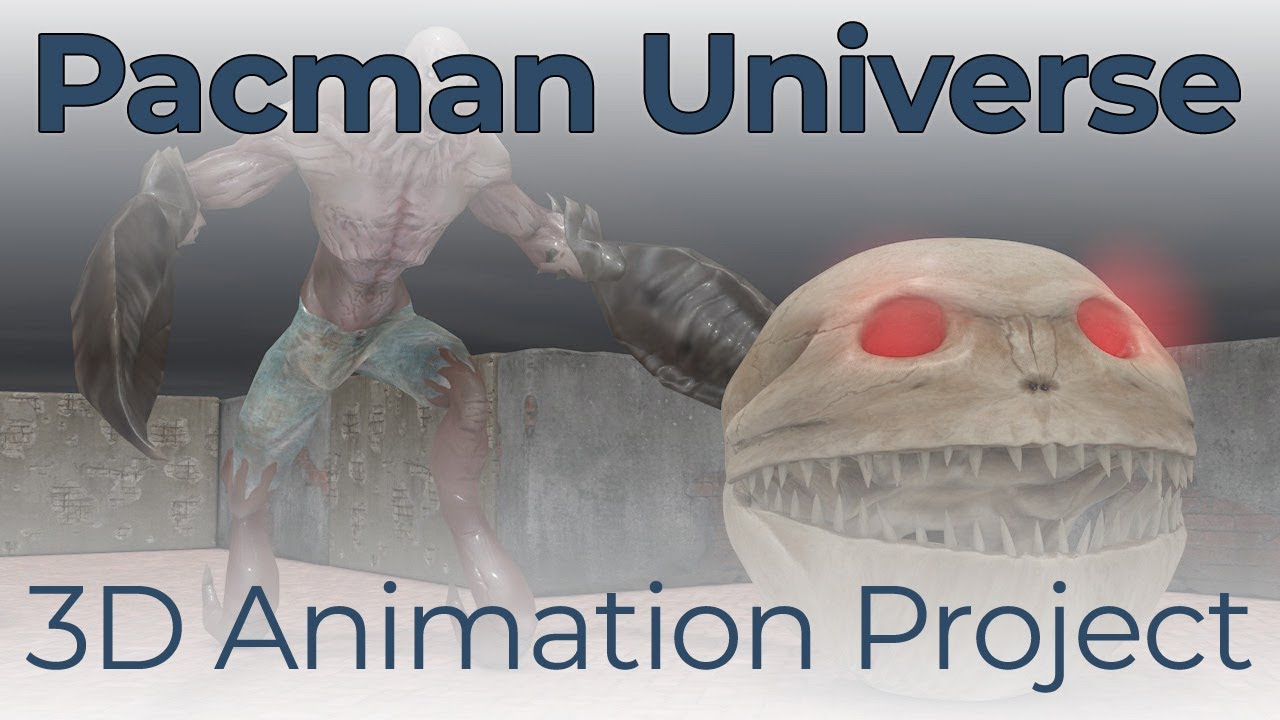 Skull Pacman vs cockroach monster