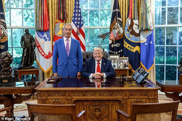 Trump supporter Nigel Farage says president 'wrong' to launch 'unfair ...