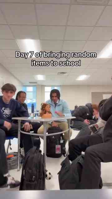 These Men Have Been Bringing Random and Sharing Random Items To School ...