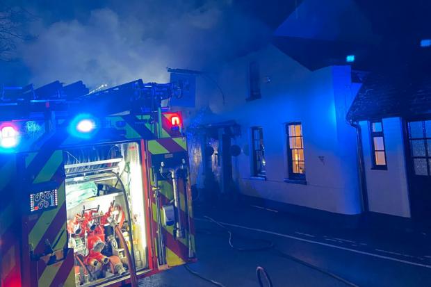 Fire at award-winning pub forces temporary closure