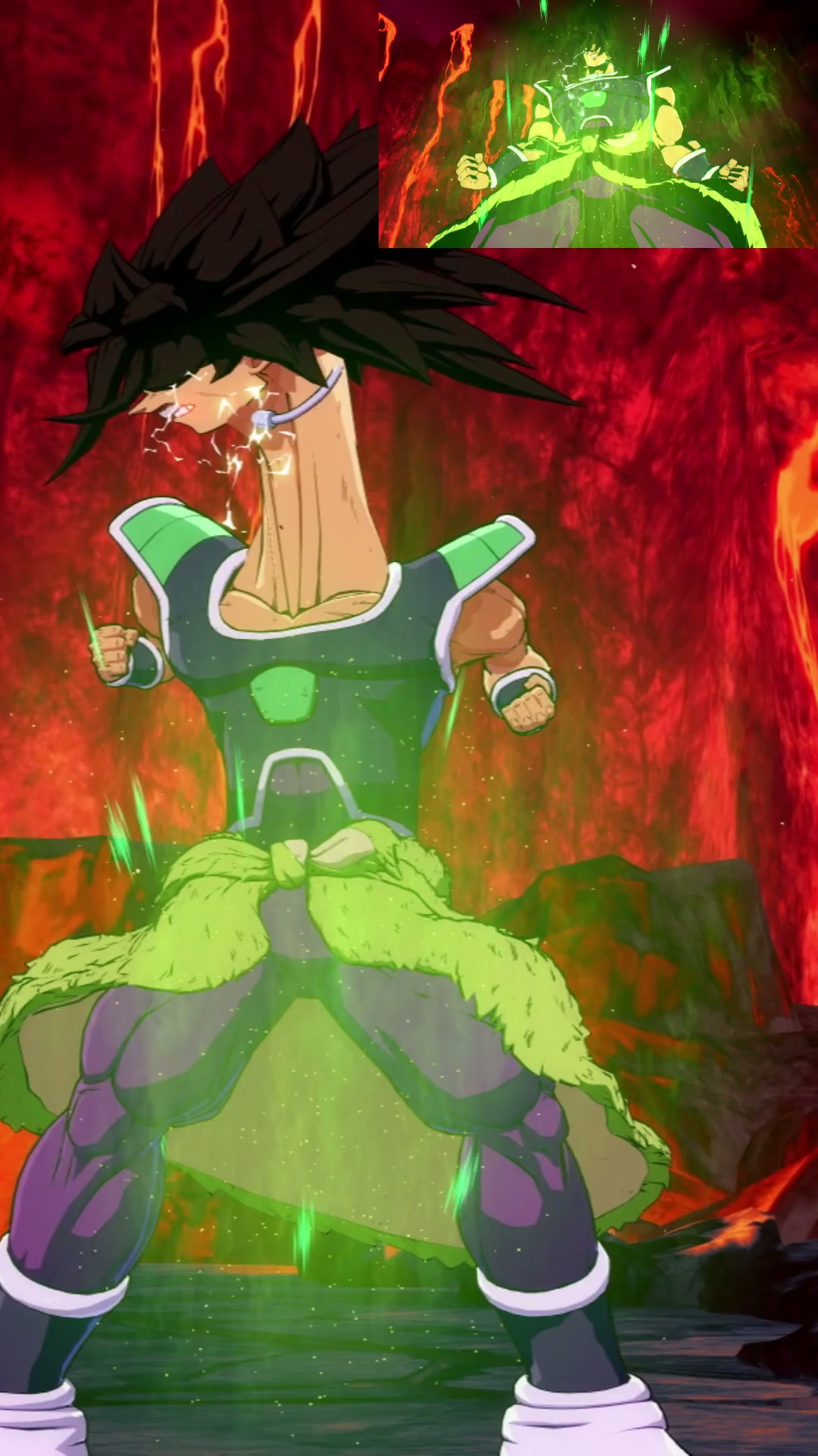 BROLY SUPER con AMORFIA CORPORAL desde otra perspectiva | DBFZ