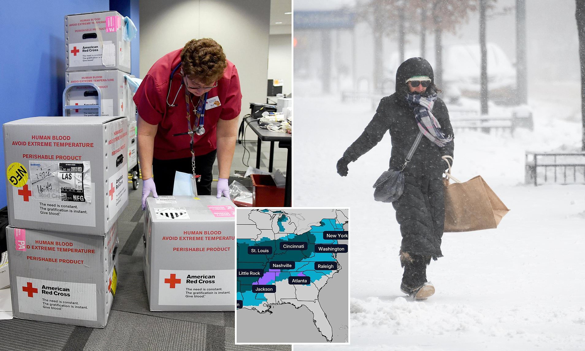 Officials warn of 'perfect storm' as blood supply falls... and upcoming ...