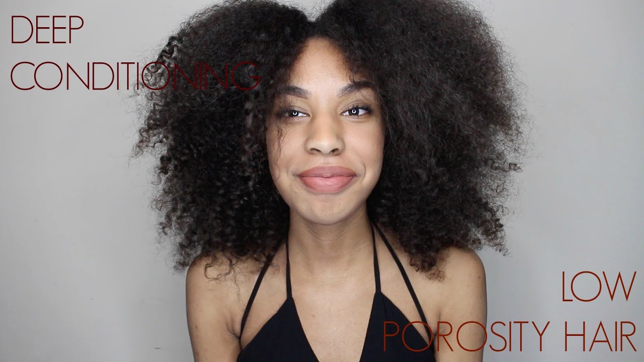 Deep conditioning routine for low porosity hair | Moisture tips & results!