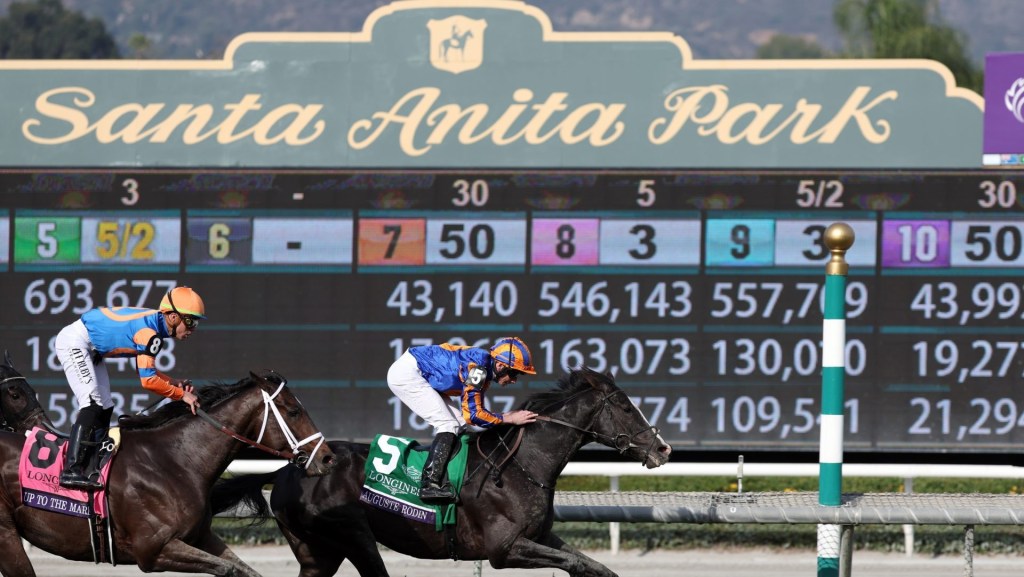 Santa Anita track and California in legal war over betting machines