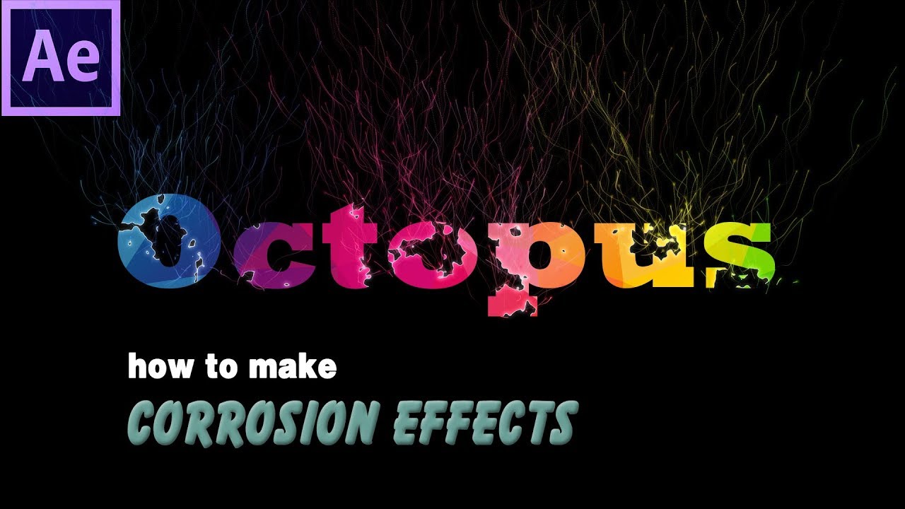 How to make corrosion effect in After Effects - 19