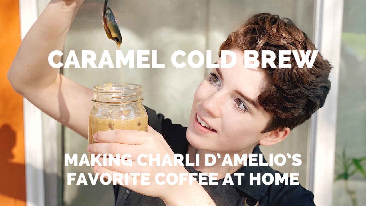 Recreating Charli D’Amelio’s favorite coffee at home: Caramel cold brew ...