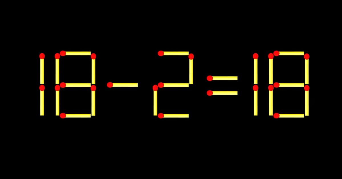 The title of true genius is yours if you can solve this matchstick ...