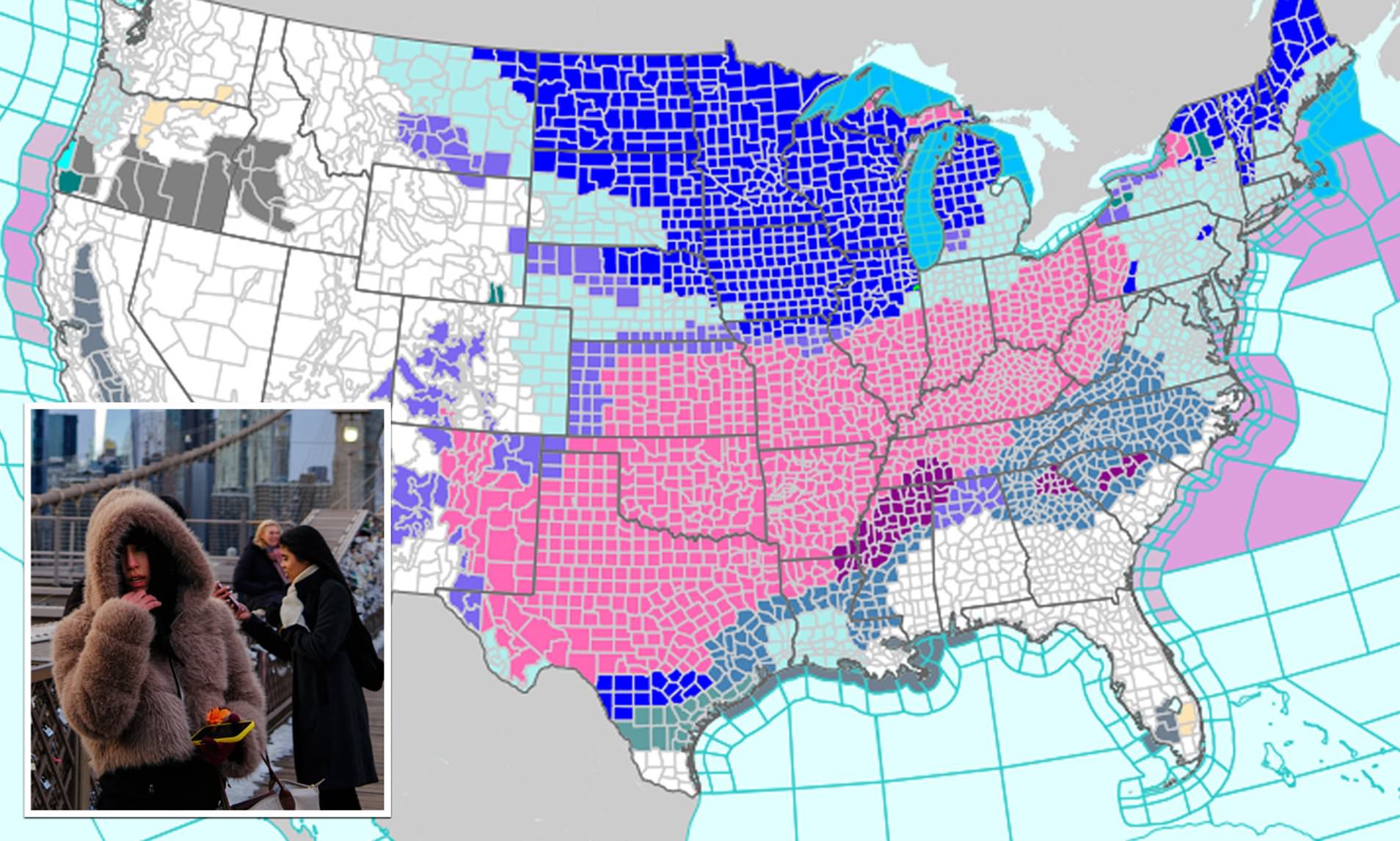 The 12 cities that will see 'catastrophic' damage by crippling winter storm