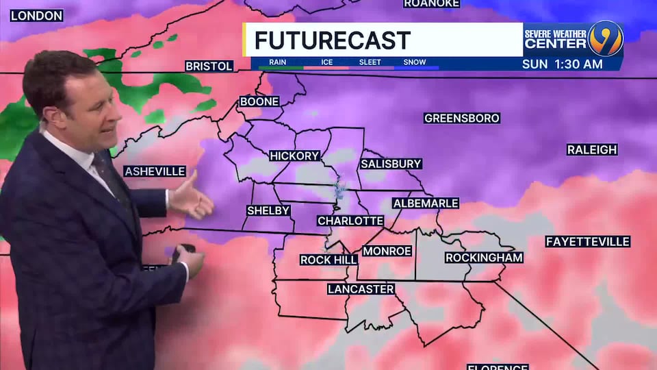 Friday afternoon's forecast with meteorologist Keith Monday