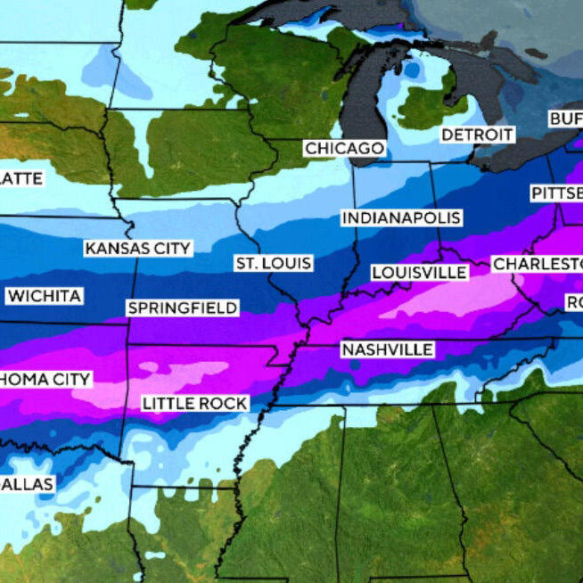 How much snow are you getting this weekend? See the forecast.