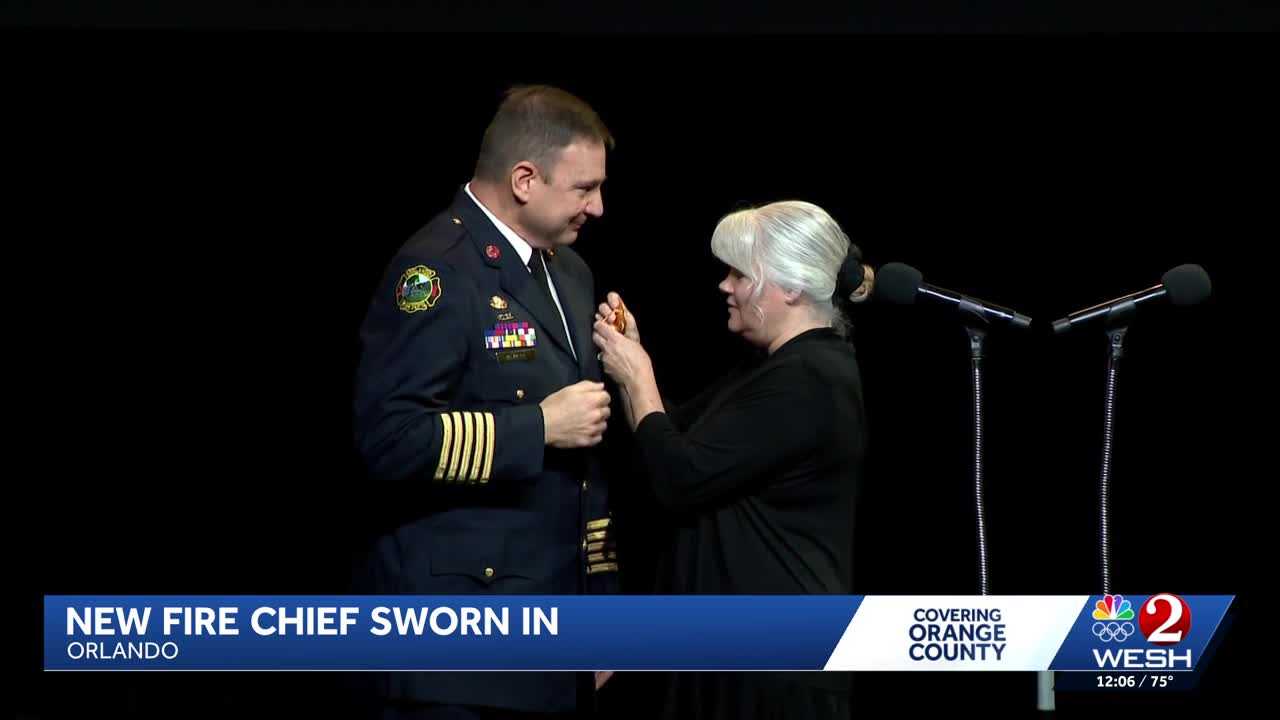 New Orlando fire chief Jason Revoldt sworn in