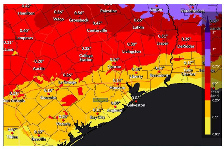 Ice storm warning for northernmost Houston suburbs, extreme cold ...